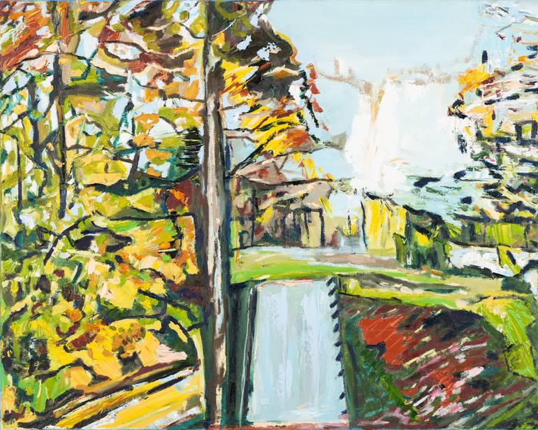 Front Bridge Painting by Myra Porter | Saatchi Art