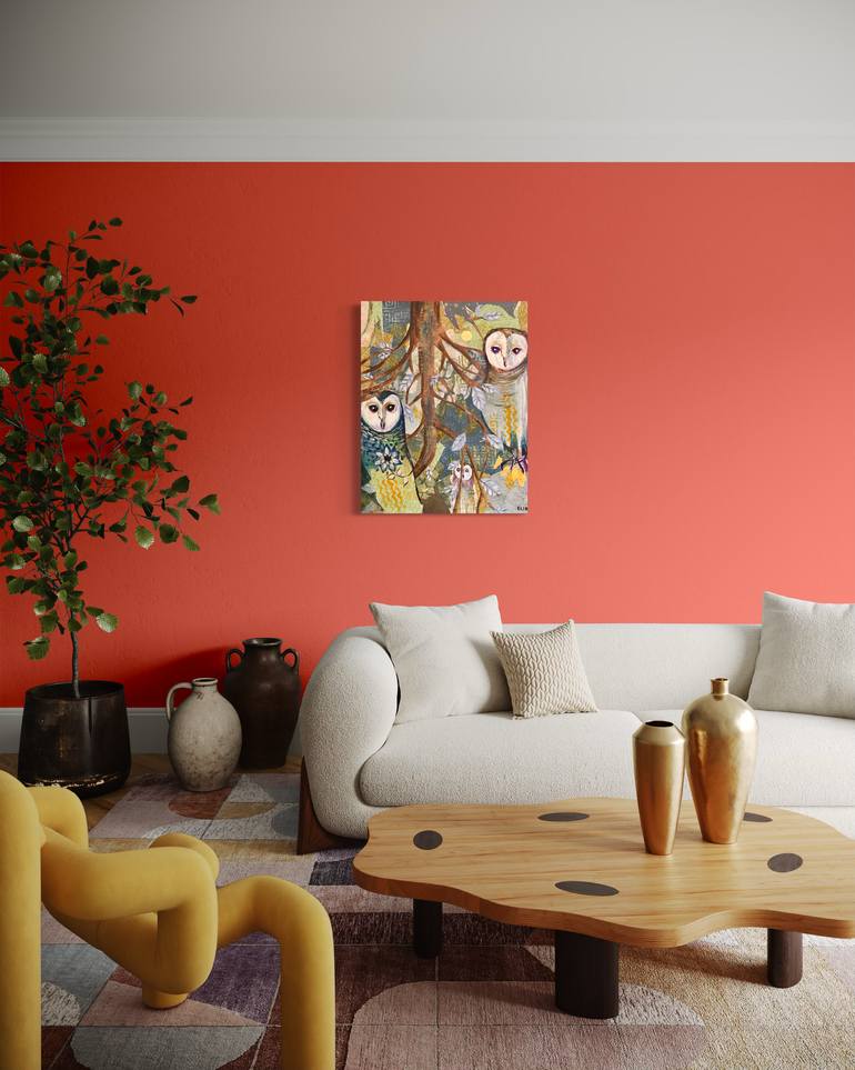 My World Turned Upside Down Painting by Elizabeth Rydall | Saatchi Art