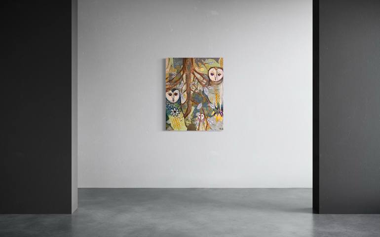 My World Turned Upside Down Painting by Elizabeth Rydall | Saatchi Art