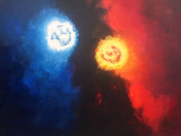 Dichotomy Painting by Anupama Beebeejaun | Saatchi Art