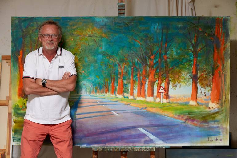 The Turn Painting by Alexander Levich | Saatchi Art