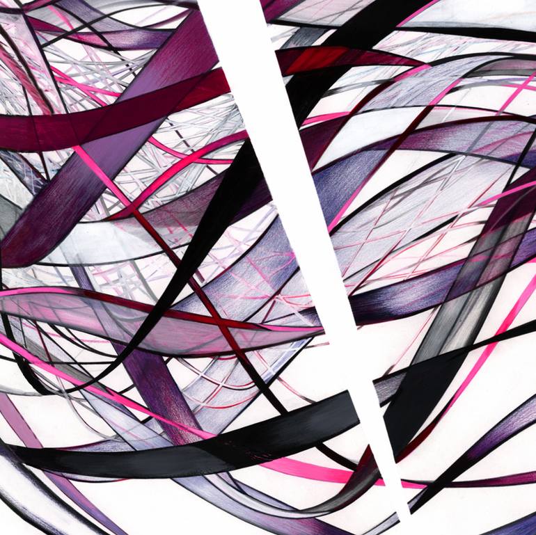 Sing Violet Painting by Ann Marie Rousseau | Saatchi Art