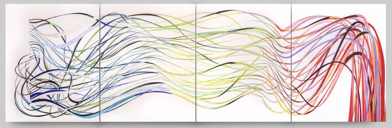 Fire and Ice, IV Painting by Ann Marie Rousseau | Saatchi Art