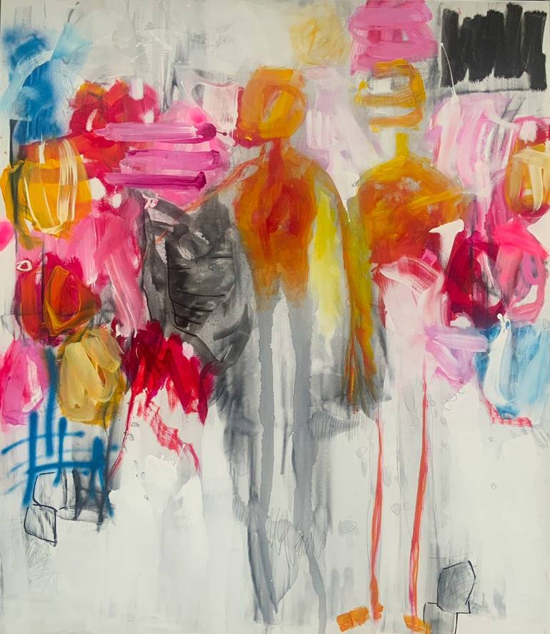 Unknown Pleasures Painting by Susanne Kirsch | Saatchi Art