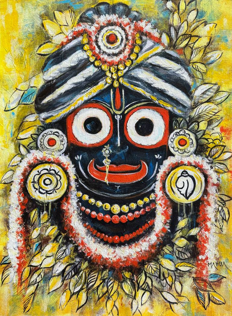 Jagannath of Puri Painting by Mahua Pal | Saatchi Art