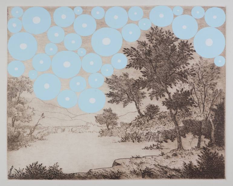 Landscape Alteration: Saturated Sky Painting by Clayton Merrell ...