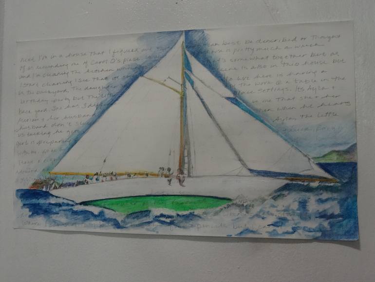 Sea Dreams - LaDy Anne Painting by Donna Goldman | Saatchi Art