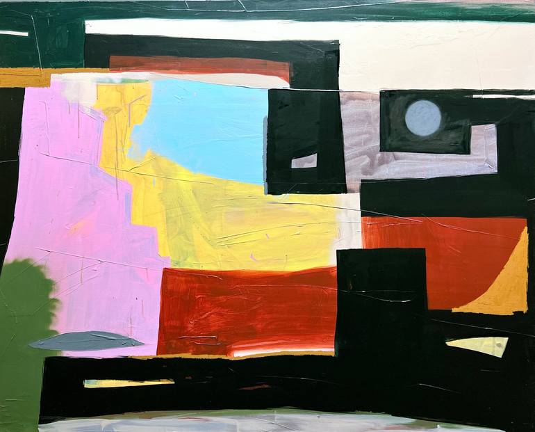 I know when I have fallen, the land is in the sky Painting by Erik Hoff ...