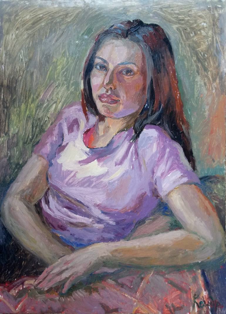 Olga Painting by Mariya Trusova | Saatchi Art