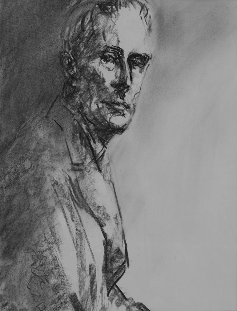 Maurice Ravel Drawing by Florin Barza | Saatchi Art