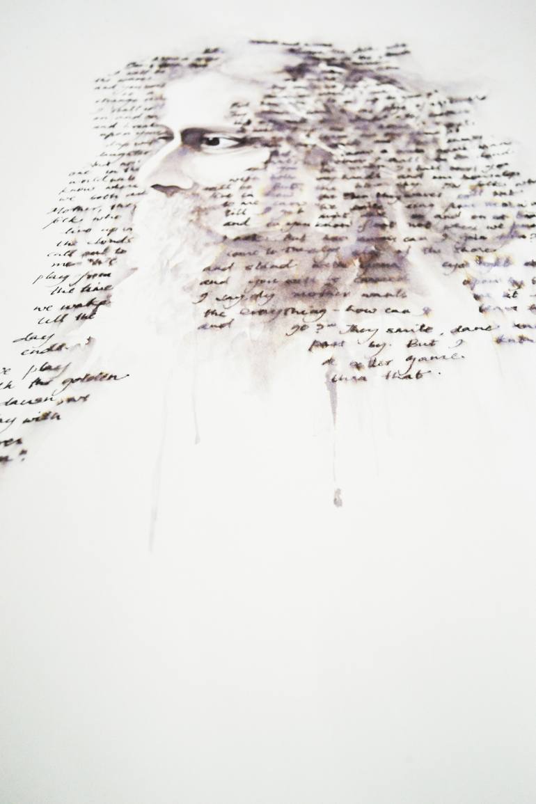 Clouds and Waves, Tagore painted by his own words. #Paintingpoetry ...