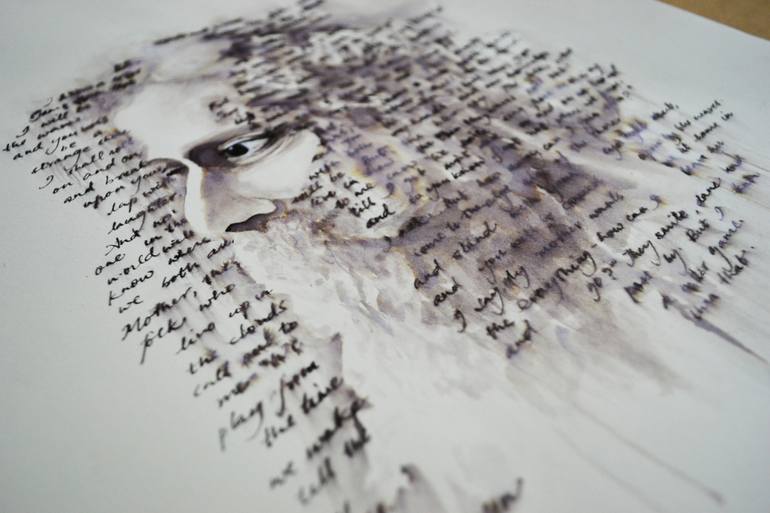 Clouds and Waves, Tagore painted by his own words. #Paintingpoetry ...