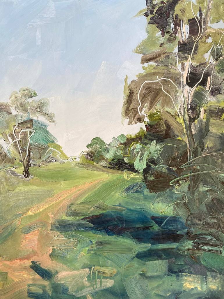 The River Track Painting by Leisl Mott | Saatchi Art