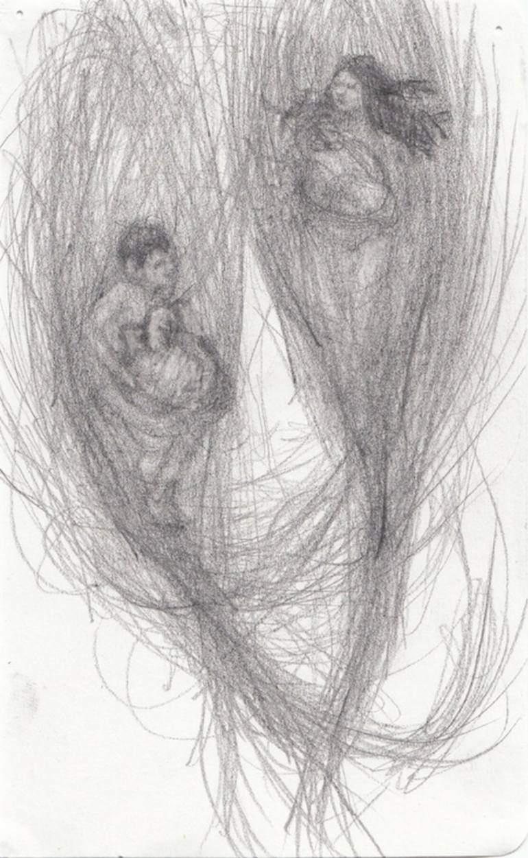Pods Drawing by Jeffrey Casto | Saatchi Art