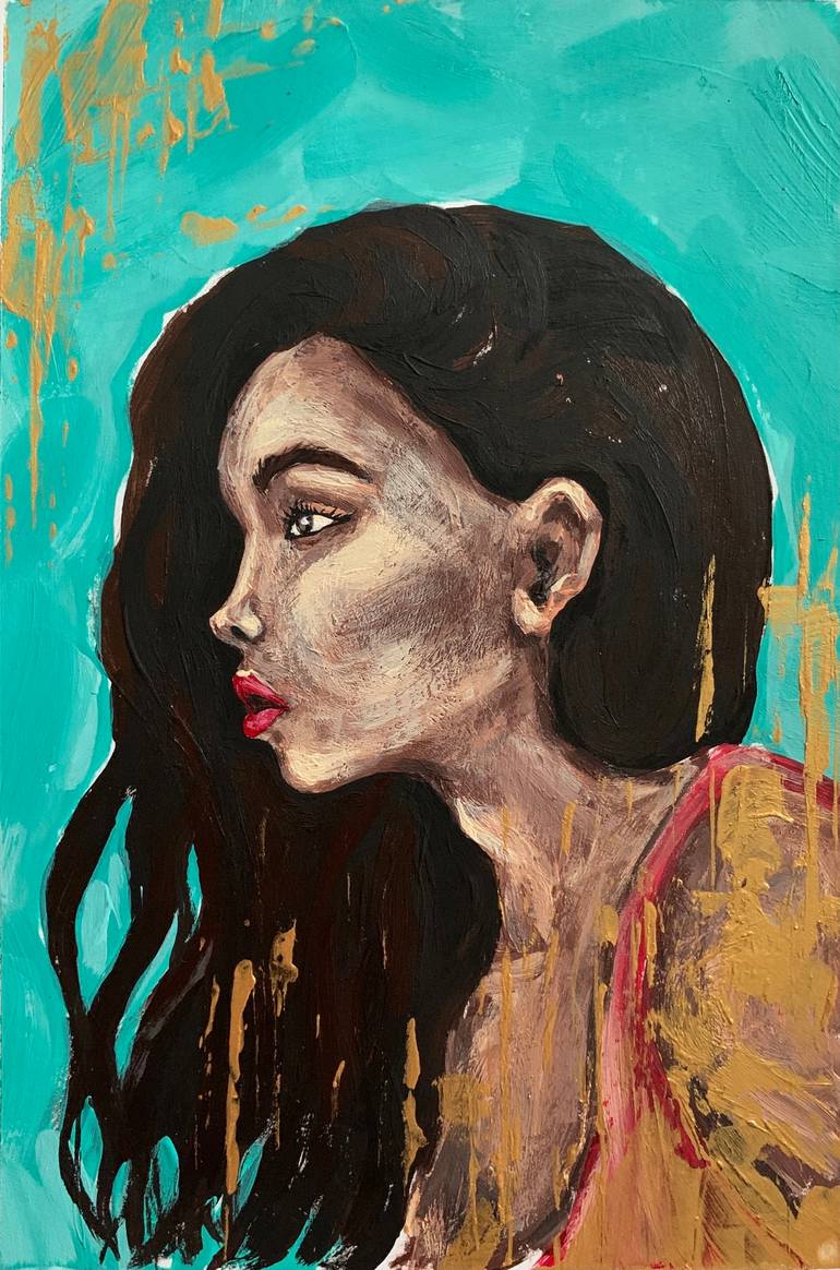 Dreamer Painting by Galia Yasinovska | Saatchi Art