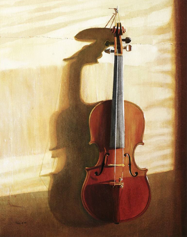 Broken Violin Art