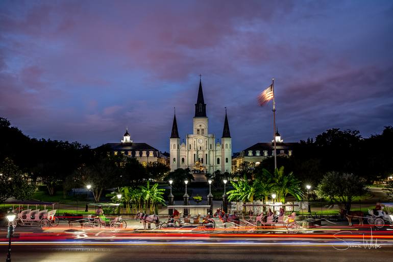 Jackson Square Church night scene Photography by Summer Whitton ...