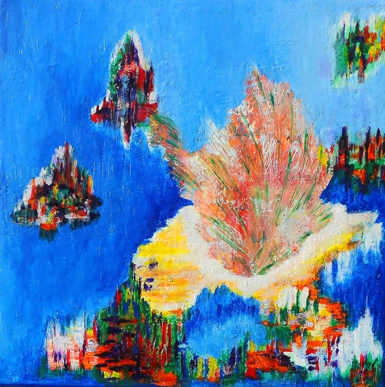 OXYGEN Painting by Cecilia Chibulcutean | Saatchi Art