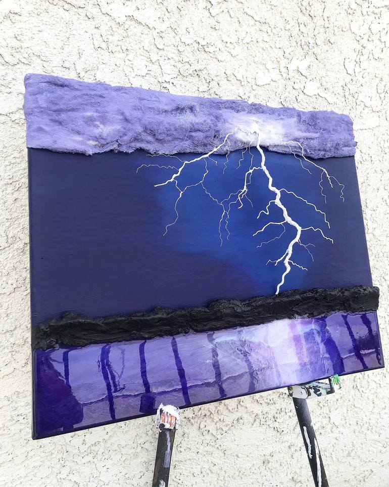 Electrical Impulses Painting by Yana Gordin | Saatchi Art