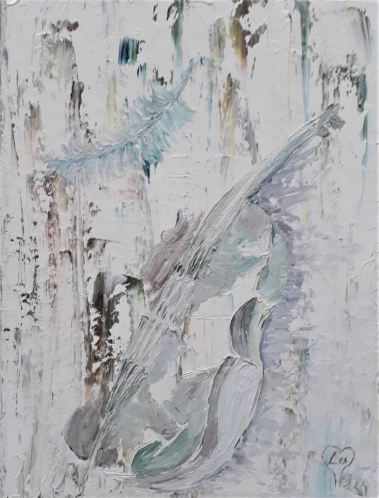 Mythical Violin Painting by Luna Smith | Saatchi Art