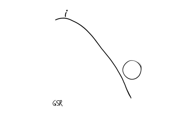 Releasing the rock Drawing by Gert Rautenbach | Saatchi Art