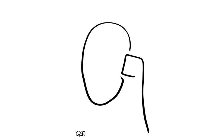 The art of listening Drawing by Gert Rautenbach | Saatchi Art