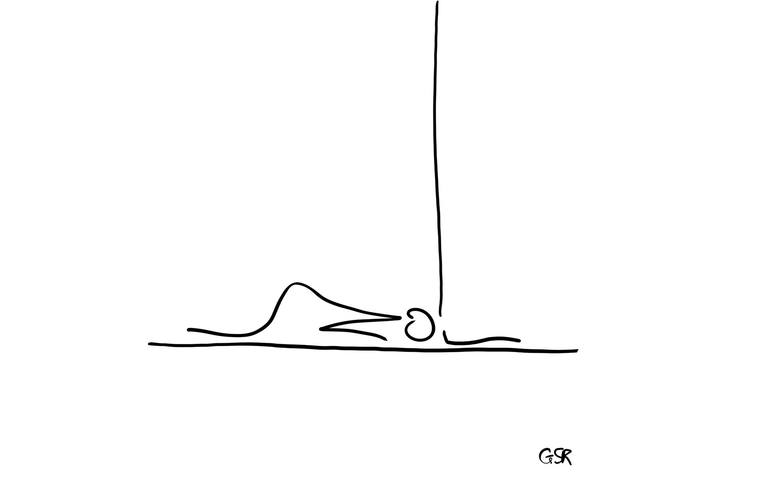 A little glimpse Drawing by Gert Rautenbach | Saatchi Art