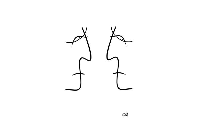 Self loathing Drawing by Gert Rautenbach | Saatchi Art