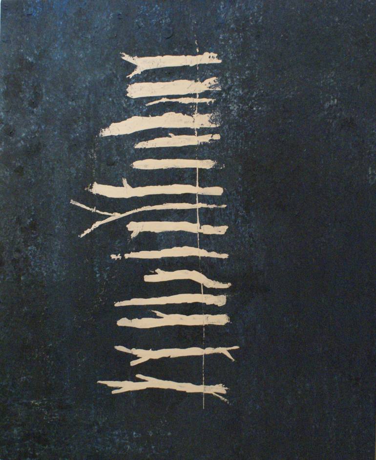 Fish Bones Painting by Stephen Reid | Saatchi Art