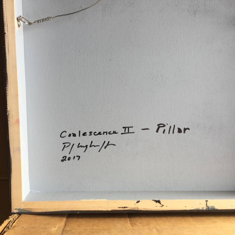 Coalescence II – Pillar Painting by Mark Pflughoeft | Saatchi Art