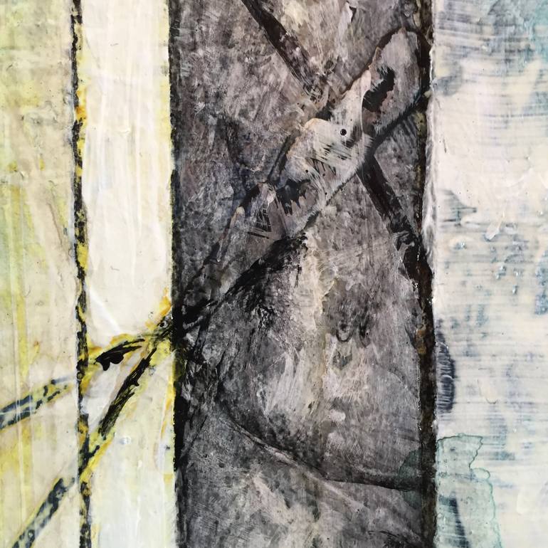 Coalescence II – Pillar Painting by Mark Pflughoeft | Saatchi Art