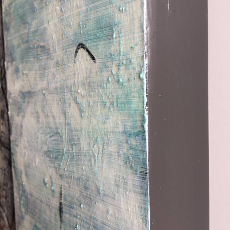 Coalescence II – Pillar Painting by Mark Pflughoeft | Saatchi Art