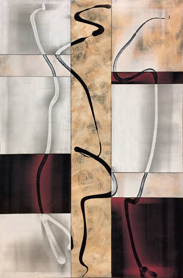 Coalescence XXXIV - Devotion Painting by Mark Pflughoeft | Saatchi Art