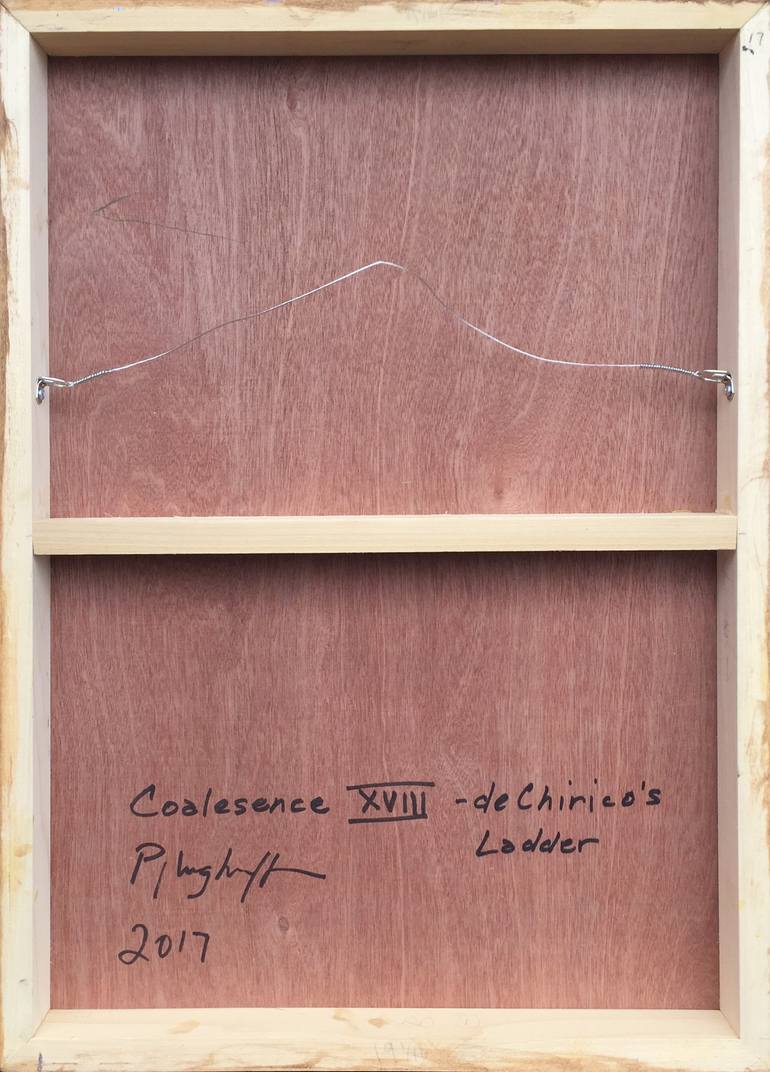 Coalescence XVIII - de Cherico's Ladder Painting by Mark Pflughoeft ...