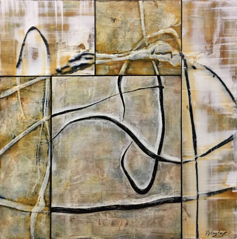 Coalescence X - White Out Painting by Mark Pflughoeft | Saatchi Art