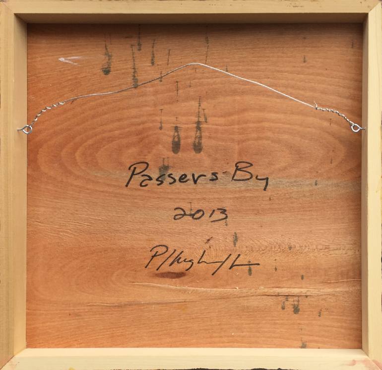 Passers By Painting by Mark Pflughoeft | Saatchi Art