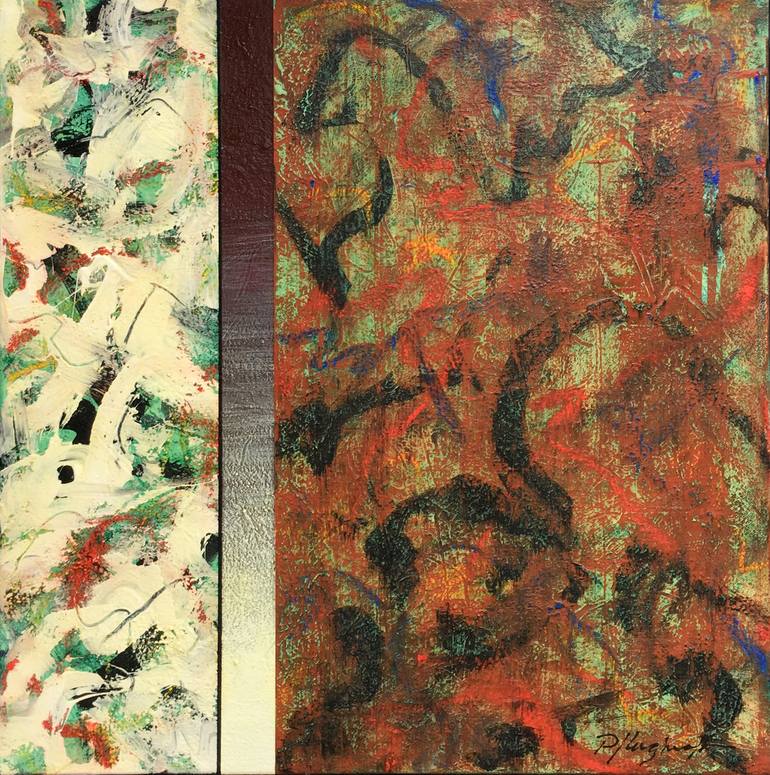 Polarization XI Painting by Mark Pflughoeft | Saatchi Art