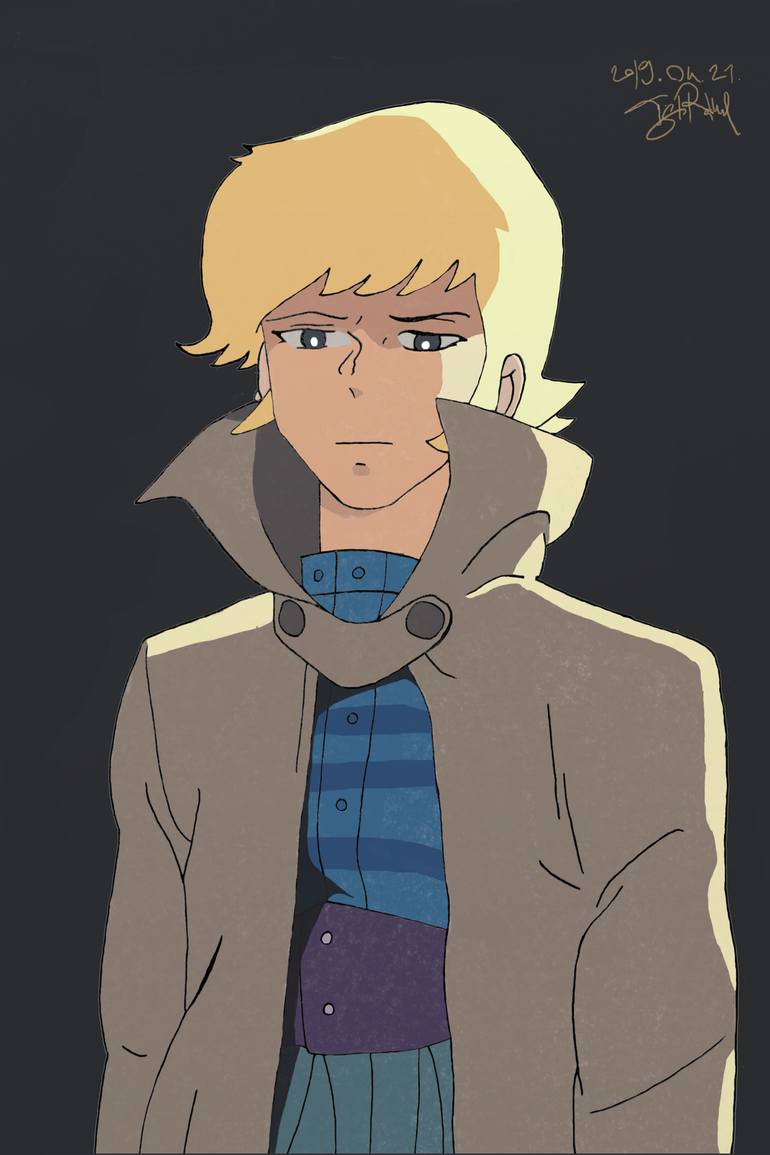 Ryo Asuka Drawing by Rahel Sajgo | Saatchi Art