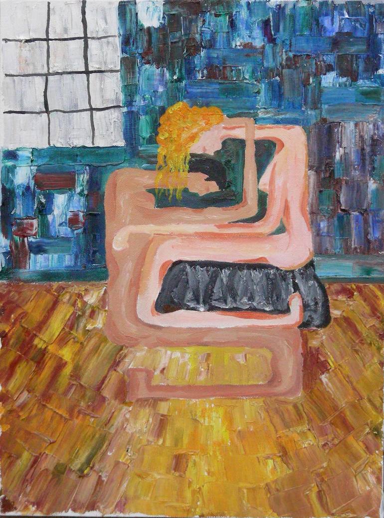 CHAIRING Painting by Ajay Kothari | Saatchi Art