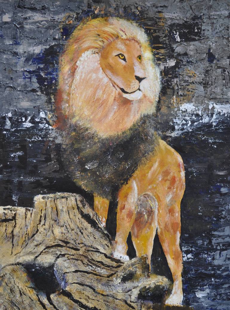 MAJESTY IS HIS NAME Painting by Ajay Kothari | Saatchi Art