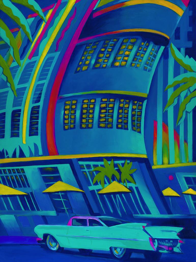 Out of the Blue Painting by Ken Beberman | Saatchi Art