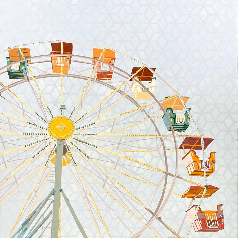Ferris Wheel Painting by Tara Barr | Saatchi Art