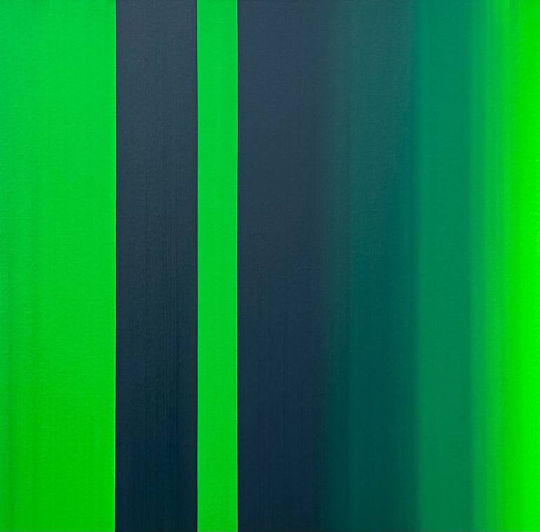 Green Eyed Turtle With OCD Vision Painting by Chris Johnson | Saatchi Art