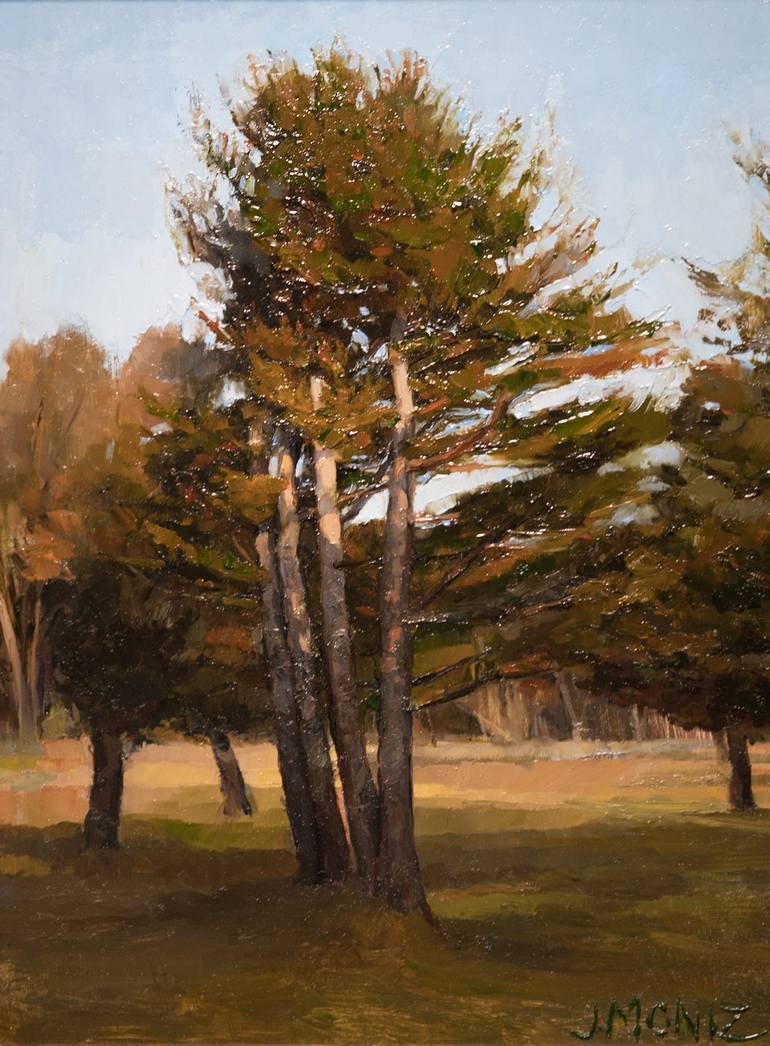 Trees Painting by Joseph Moniz | Saatchi Art
