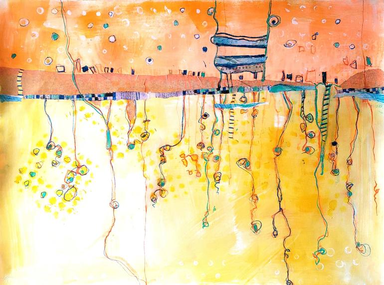 Unconscious Reasoning Painting by Donna Engstrom | Saatchi Art