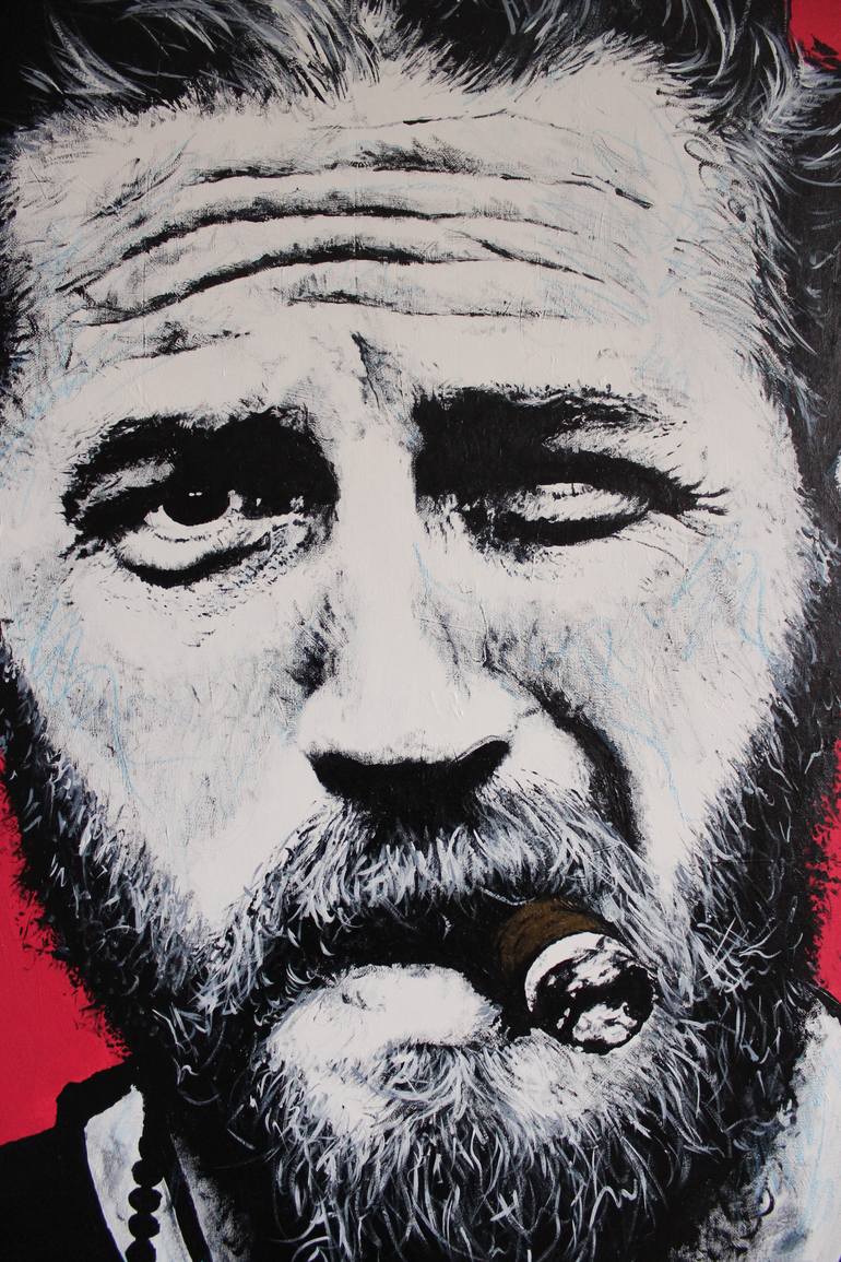 Tom Hardy Painting by Riven EARLE | Saatchi Art