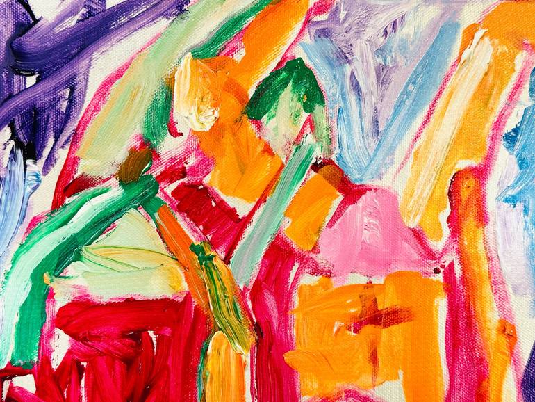 girlfriends Painting by Aly Davis | Saatchi Art