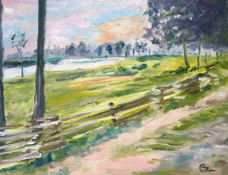 Path Painting by Cindy Zhan | Saatchi Art