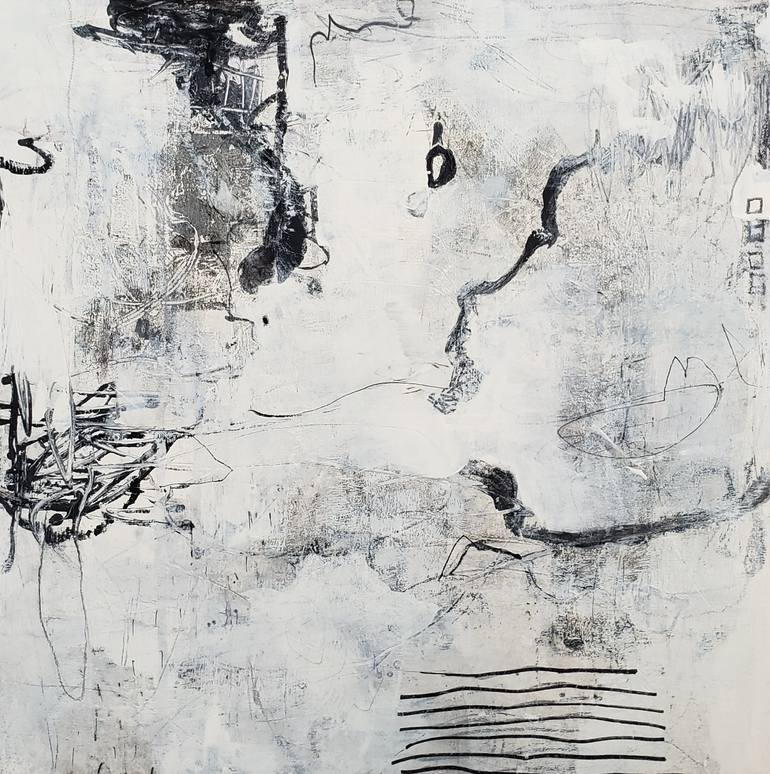 Grigio Painting by Ulyana Stebelska | Saatchi Art