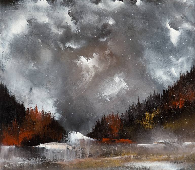 Burning Painting by Foet Frey | Saatchi Art